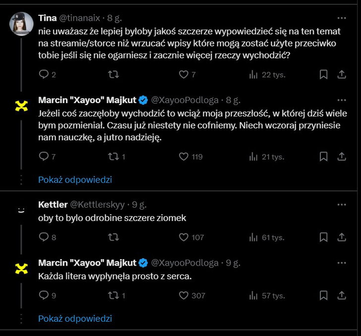 Xayoo się nie zatrzymuje. Publikuje kolejne oświadczenie i nie tylko ...