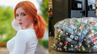 Sweetie Fox z pomarańczowej platformy odpowiada na pytanie o butelki ...